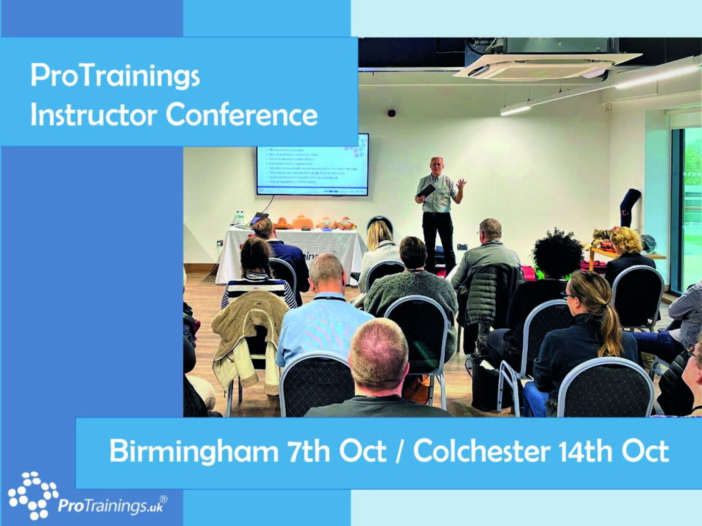 ProTrainings instructor conferences - time running out to book