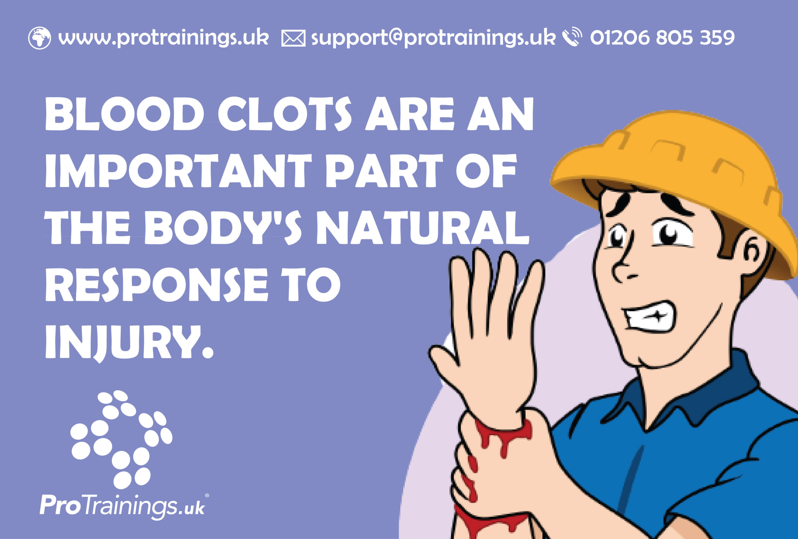 How blood clots in a cut?