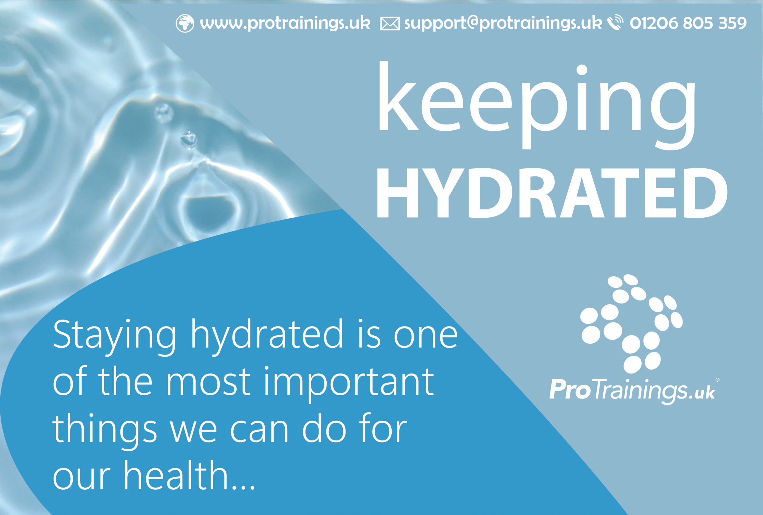 Keeping hydrated - ProTrainings Blog