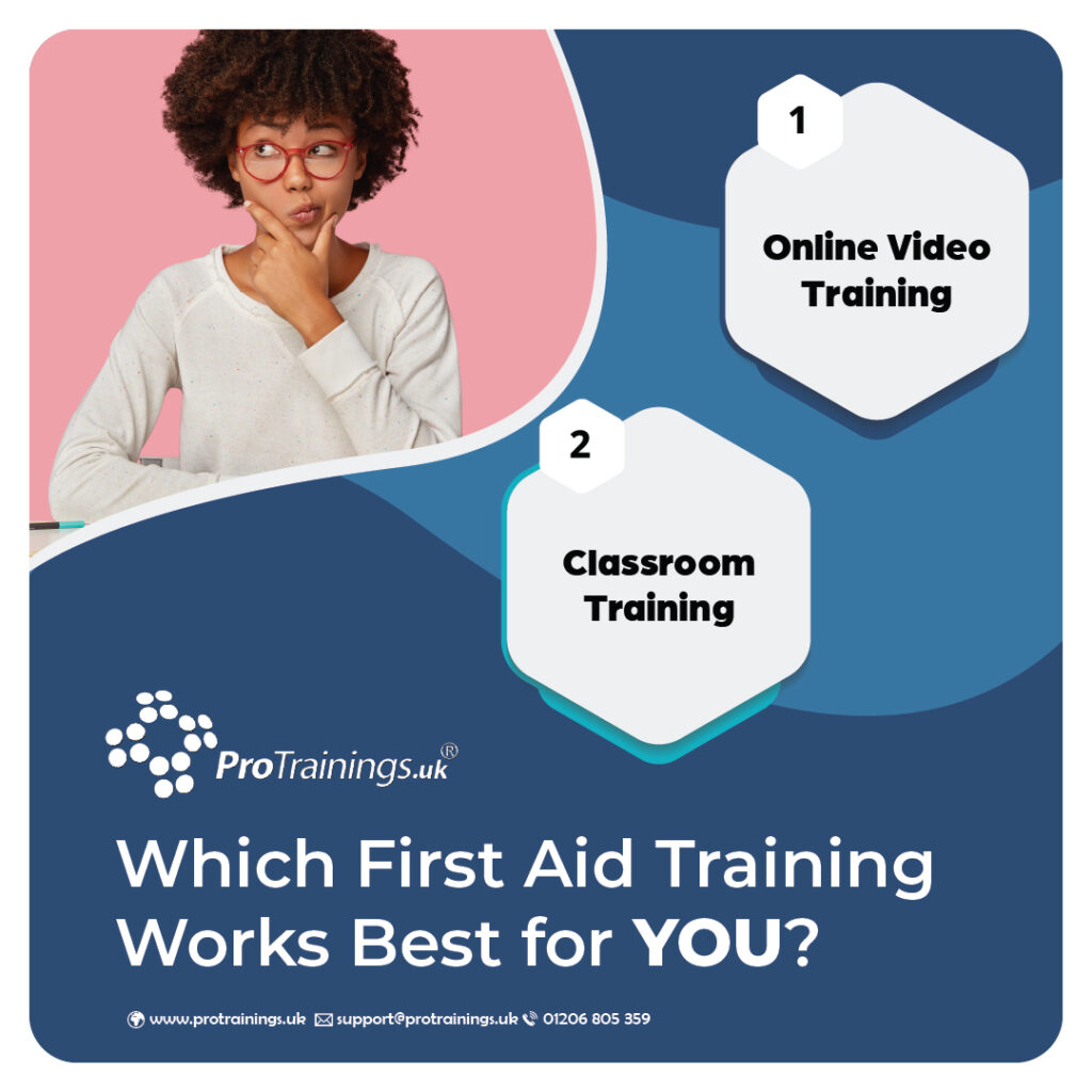 Online vs Classroom First Aid Training: Which to Choose - Online Health & Safety Training ...